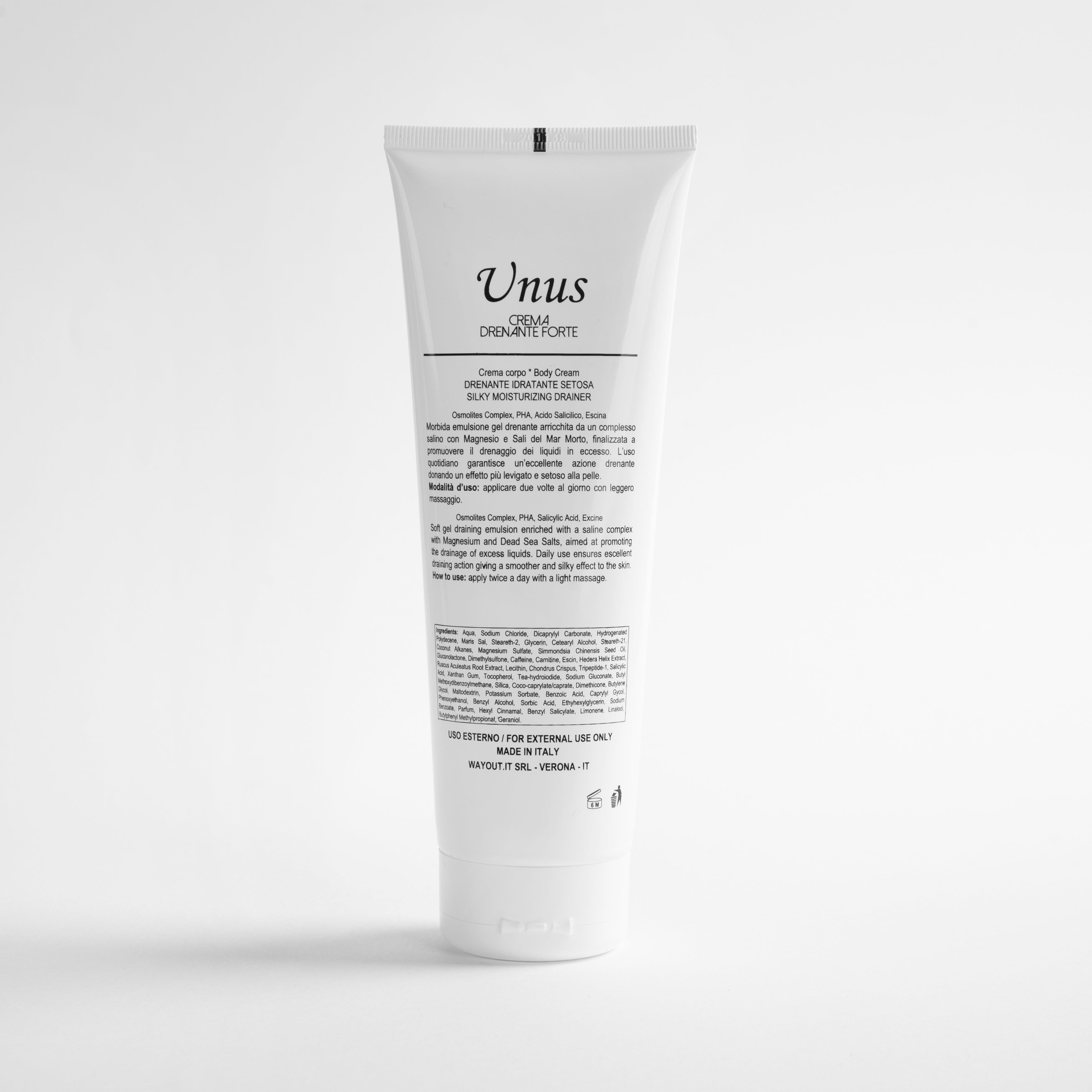 Unus - Crema Corpo Drenante – ALP - Aesthetica Innovation - Creme corpo
